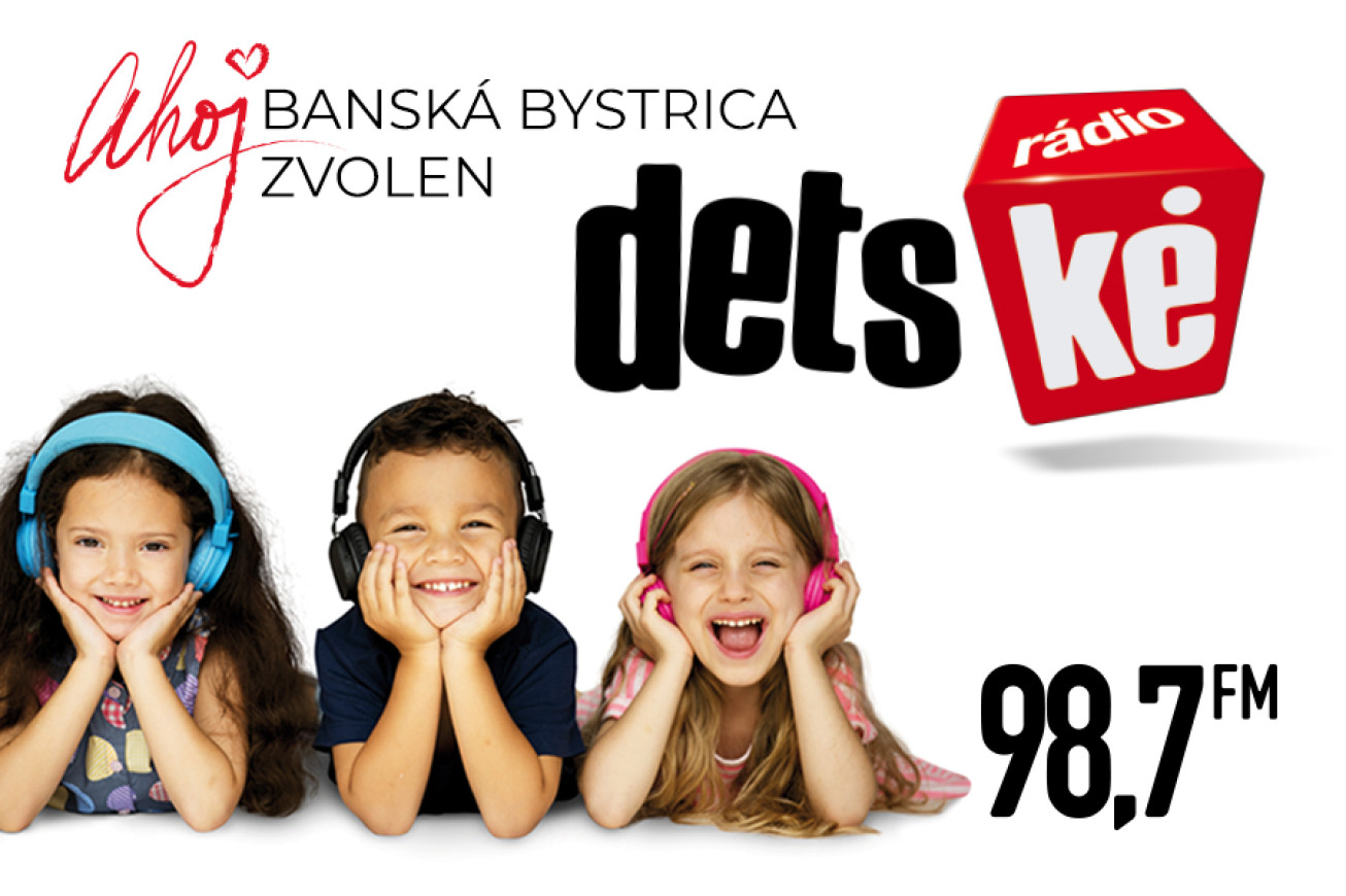 Detské rádio si môžete naladiť už aj v Banskej Bystrici a vo Zvolene ...